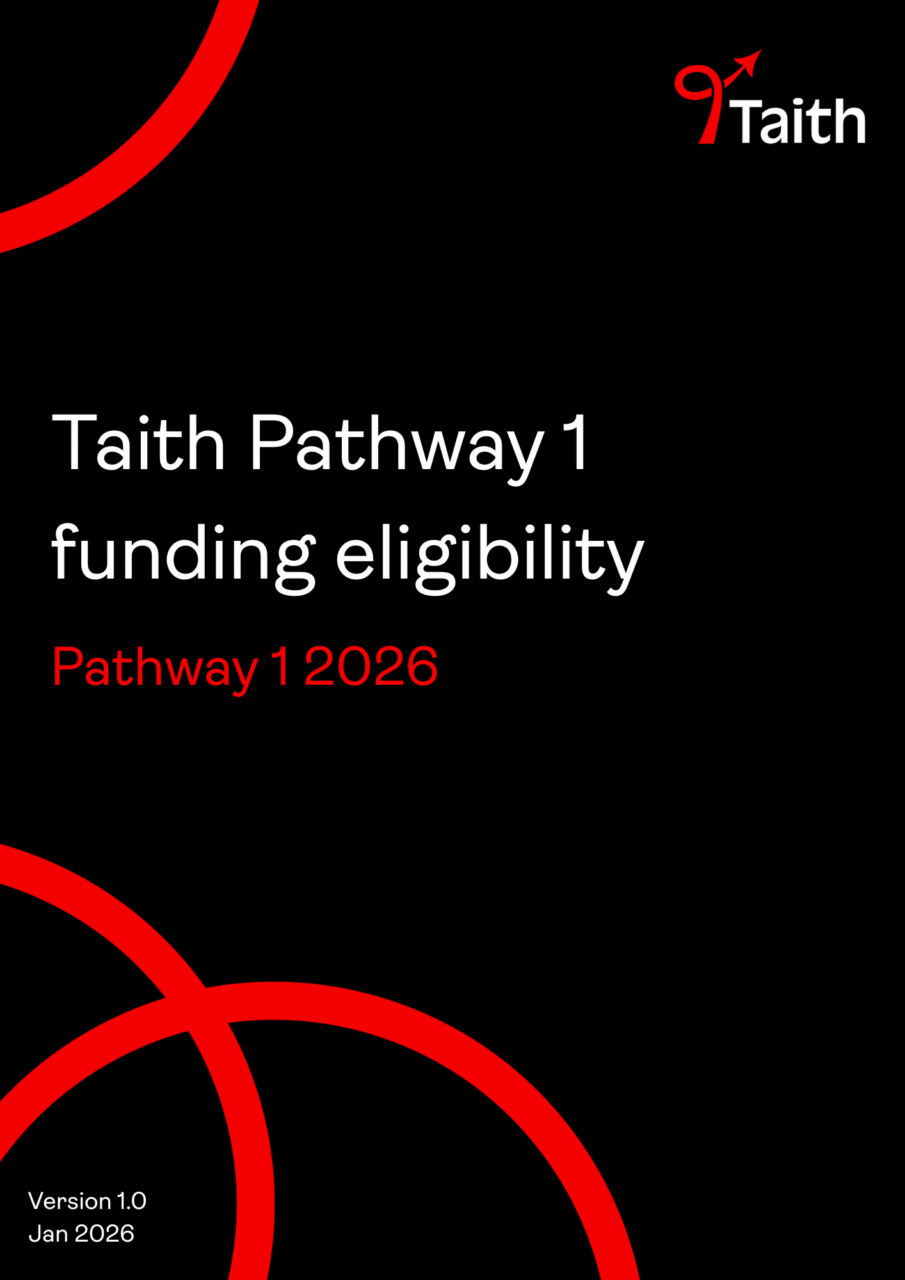 Eligibility PW1 - 2026 - Previous grant performance - Taith